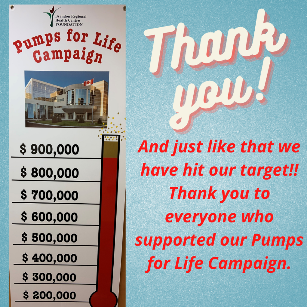 Pumps for Life Campaign Reaches Target | BRHC Foundation