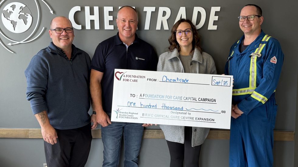 Chemtrade Logistics Donates $100 000 to new Critical Care Centre | BRHC ...